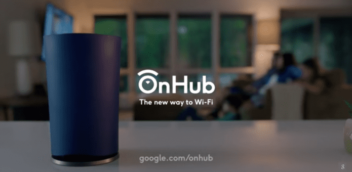 Google unveils OnHub, cylinder-shaped Wi-Fi router and Smart Home Hub Google unveils OnHub, cylinder-shaped Wi-Fi router and Smart Home Hub