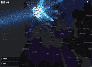 Tor Relay Nodes visualised » TechWorm