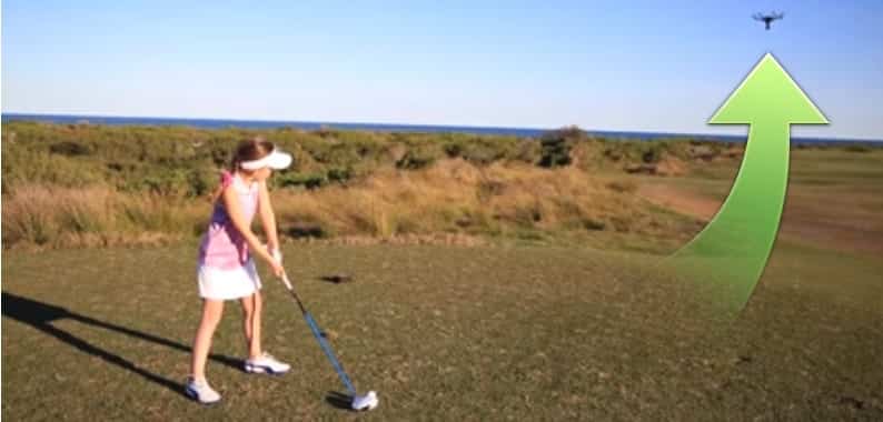 8-year-old golf prodigy takes out the drone with a single swing » TechWorm