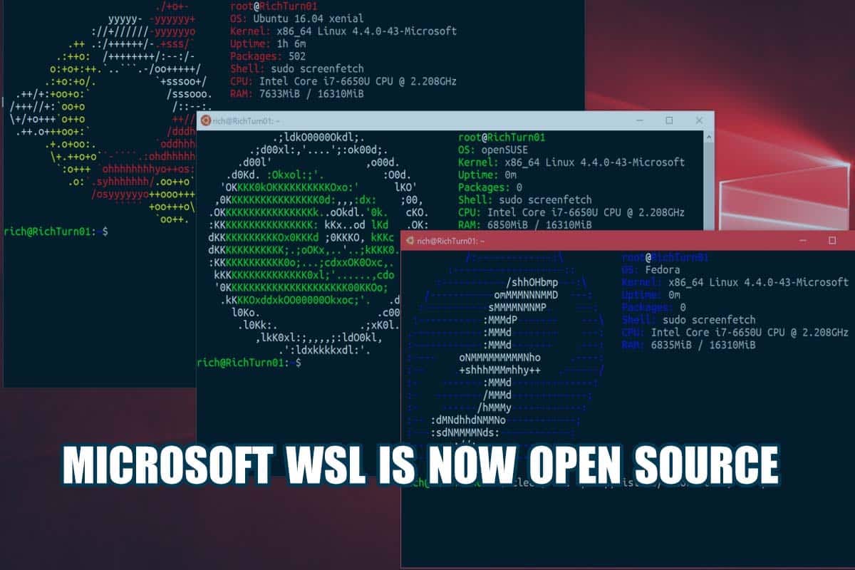 Microsoft’s Tool for Running Linux on Windows 10 is Now Open Source