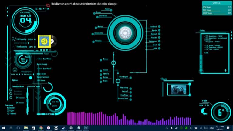 30 Best RainMeter Skins in 2025 for Windows 11, 10, 8, 7