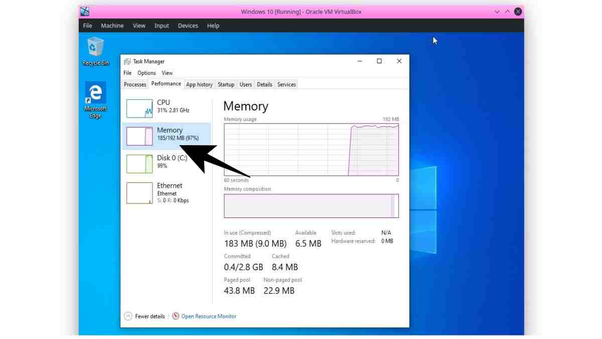 Developer Runs Windows 10 On 192MB Of RAM