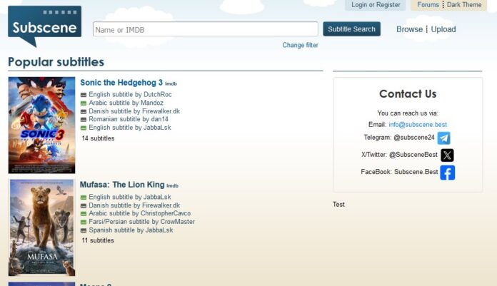 10 Best Subscene Alternatives: Download Subtitles in 2025