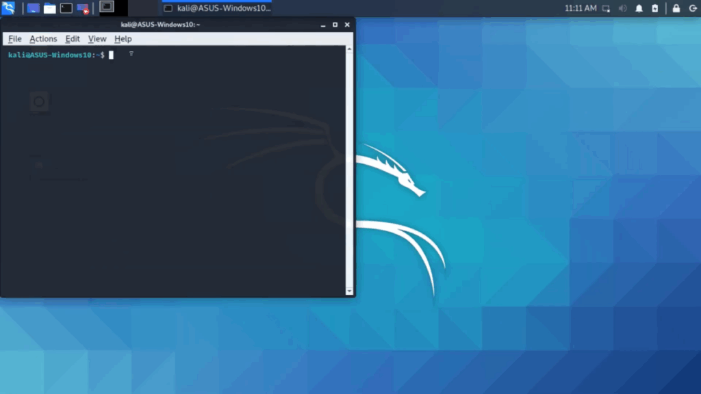 How To Install Kali Linux On Windows 10 WSL 2