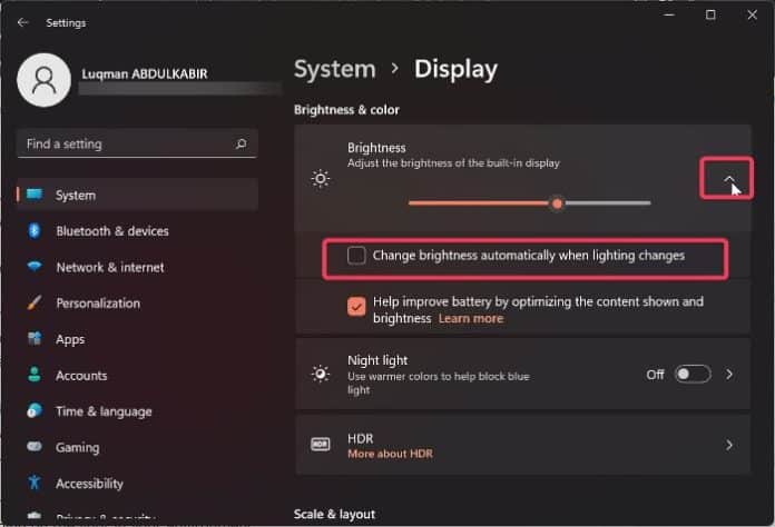 How to Change Screen Brightness on Windows 11