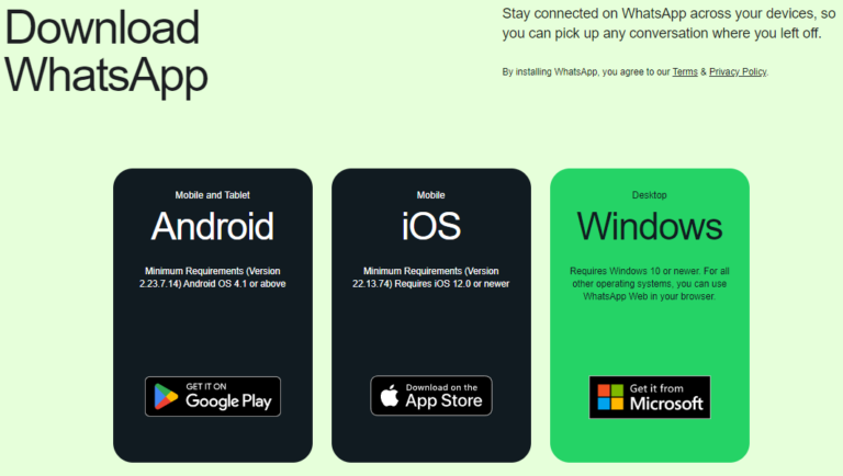 WhatsApp PC Download 2025 [LATEST]