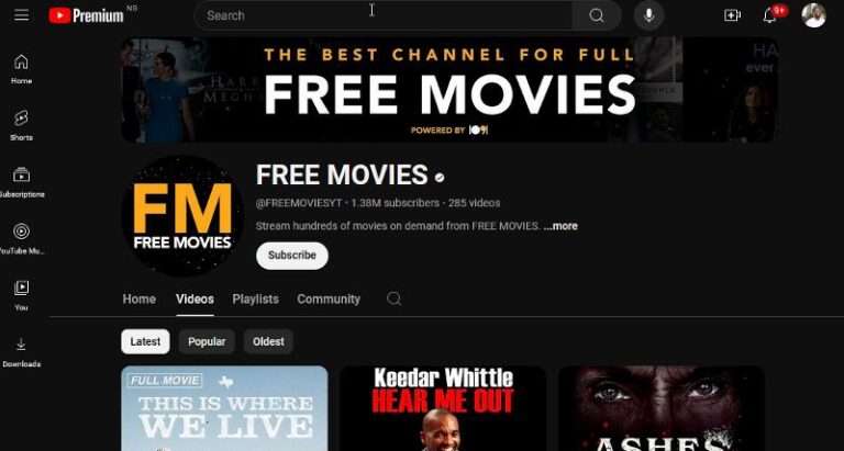 10 Best YouTube Channels to Watch Free Movies & Shows in 2025