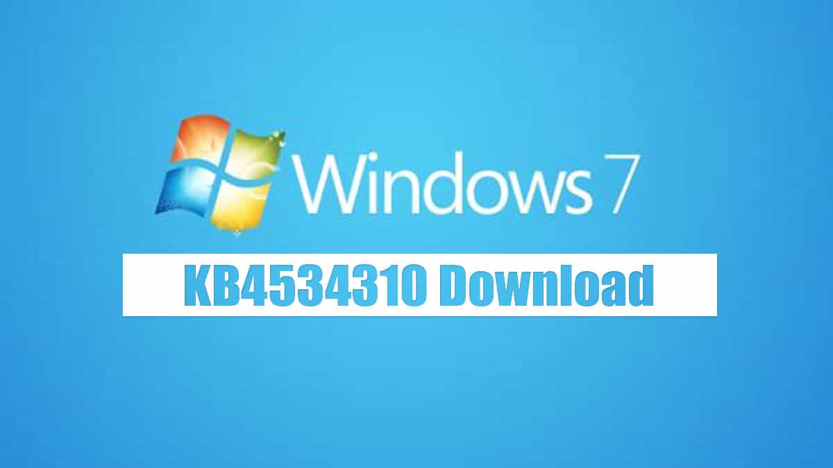 Windows 7 KB4534310 Update Download (32/64-bit) (Final update)