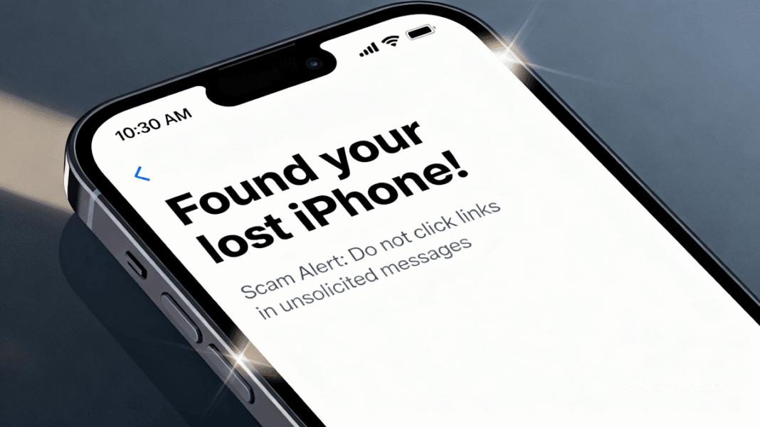 Lost Your iPhone? Beware Of Texts Claiming It’s Been Found » TechWorm